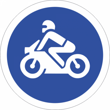 Motorcycles Only Sign